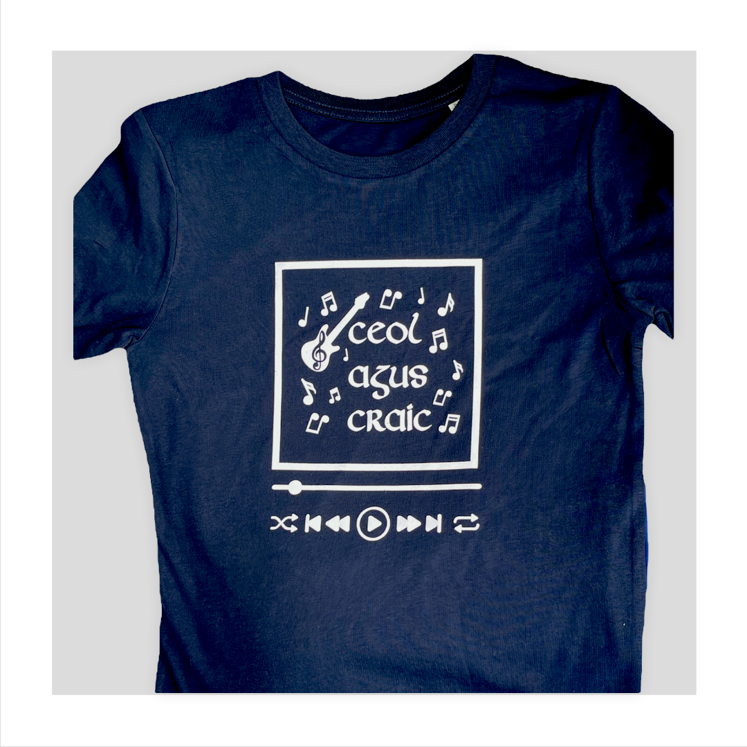'Ceol agus Craic' Irish Kids T-Shirt | Perfect Gift for Irish Loving ...